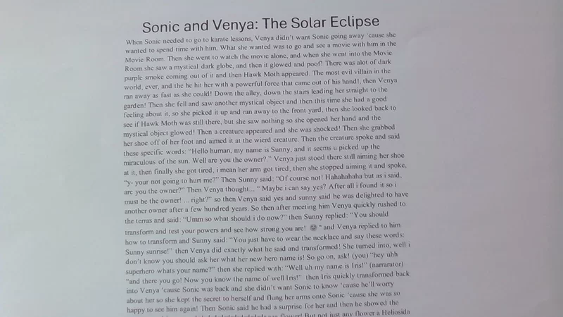 Sonic & Venya: The Solar Eclipse pt.1