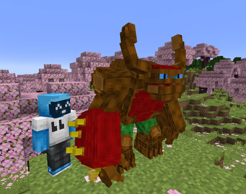 Tree Rex the Skylander but in Minecraft