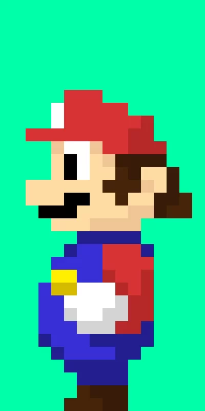 Custom Mario Pixel Art