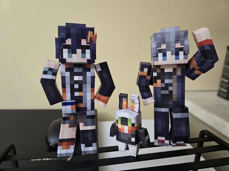 Papercraft: the ZZZ siblings