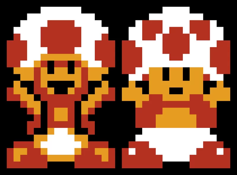 Toad NES Resprite