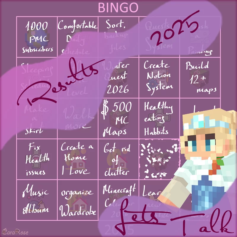 ⭐️ lets talk with CaraRose ️ Bingo 2025 Results 🎁