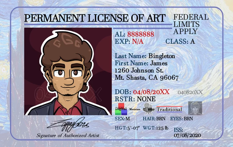 Permanent License of Art