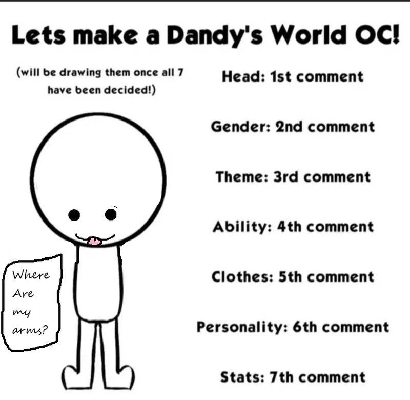 LETS MAKE A DANDYS WORLD OC