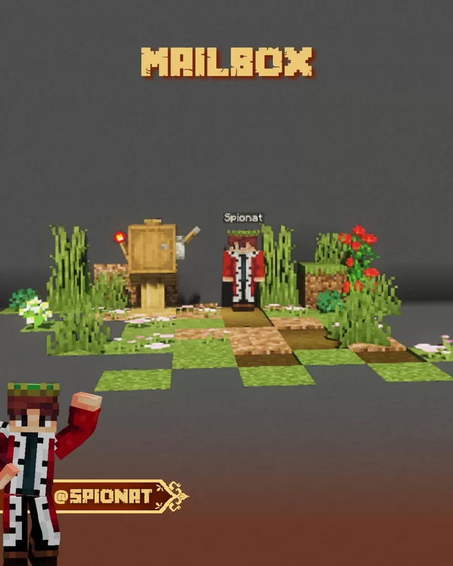 📬 little Minecraft Mailbox Design