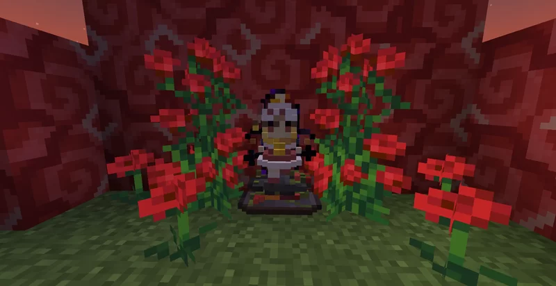 Flandre scarlet figure maded with little tiles 1.20.1 mod