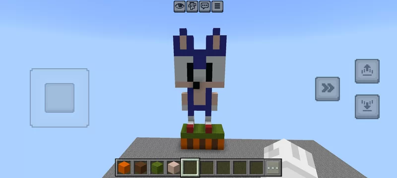 Minecraft Small Bodys:Sonic The Hedgehog!