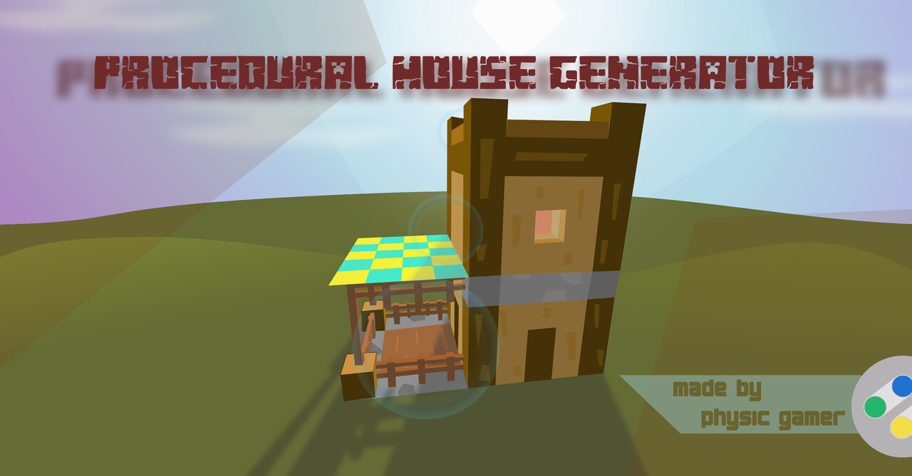 Procedural House Generator Minecraft Data Pack