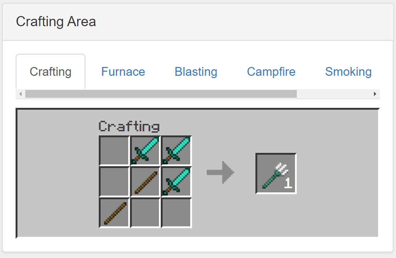 Craftable Trident and Craftable Sea Lantern Minecraft Data Pack