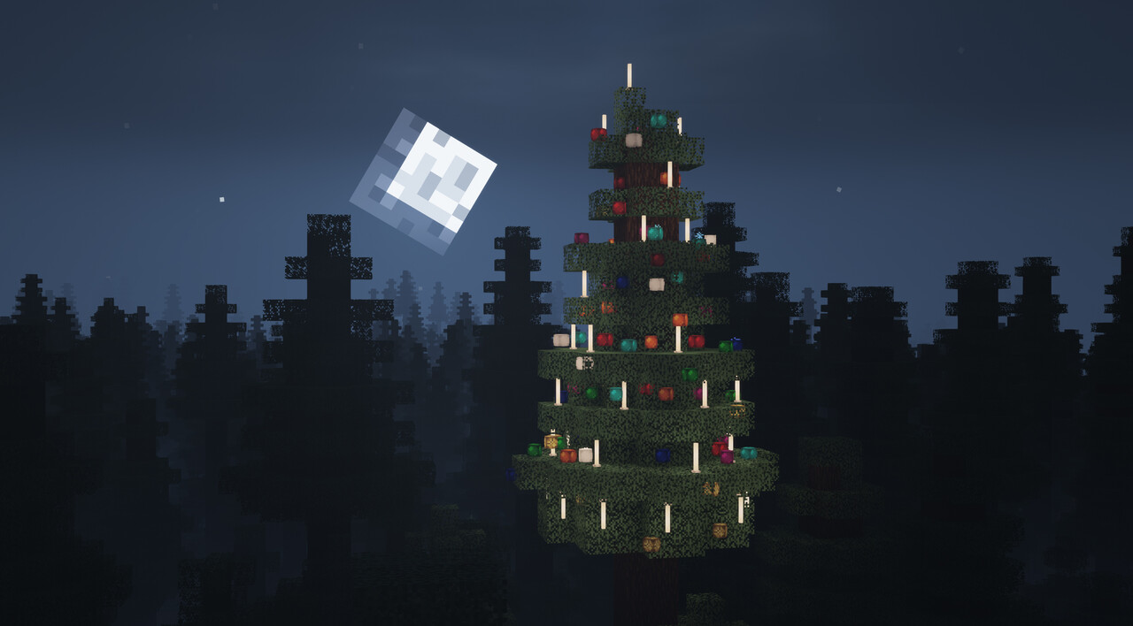 Christmas Tree Ornaments Minecraft Data Pack