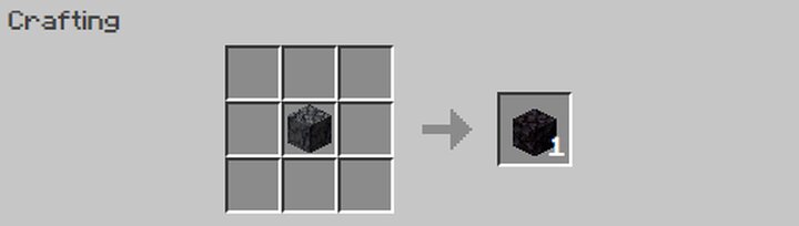 Basalt to Blackstone recipe Minecraft Data Pack