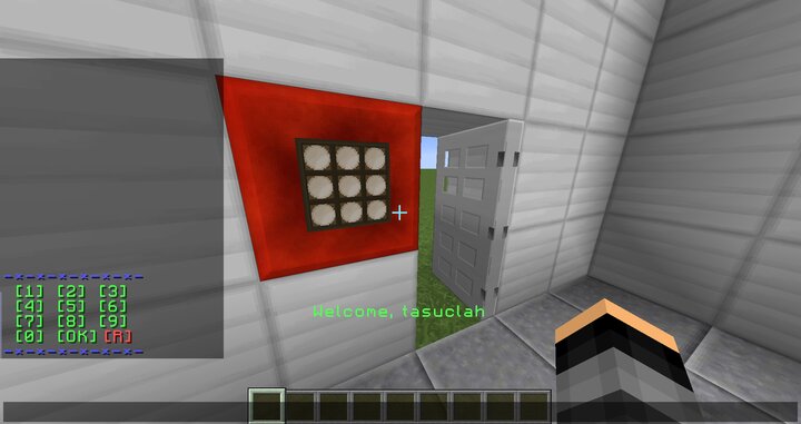 Number locks (For doors or redstone inputs) Minecraft Data Pack