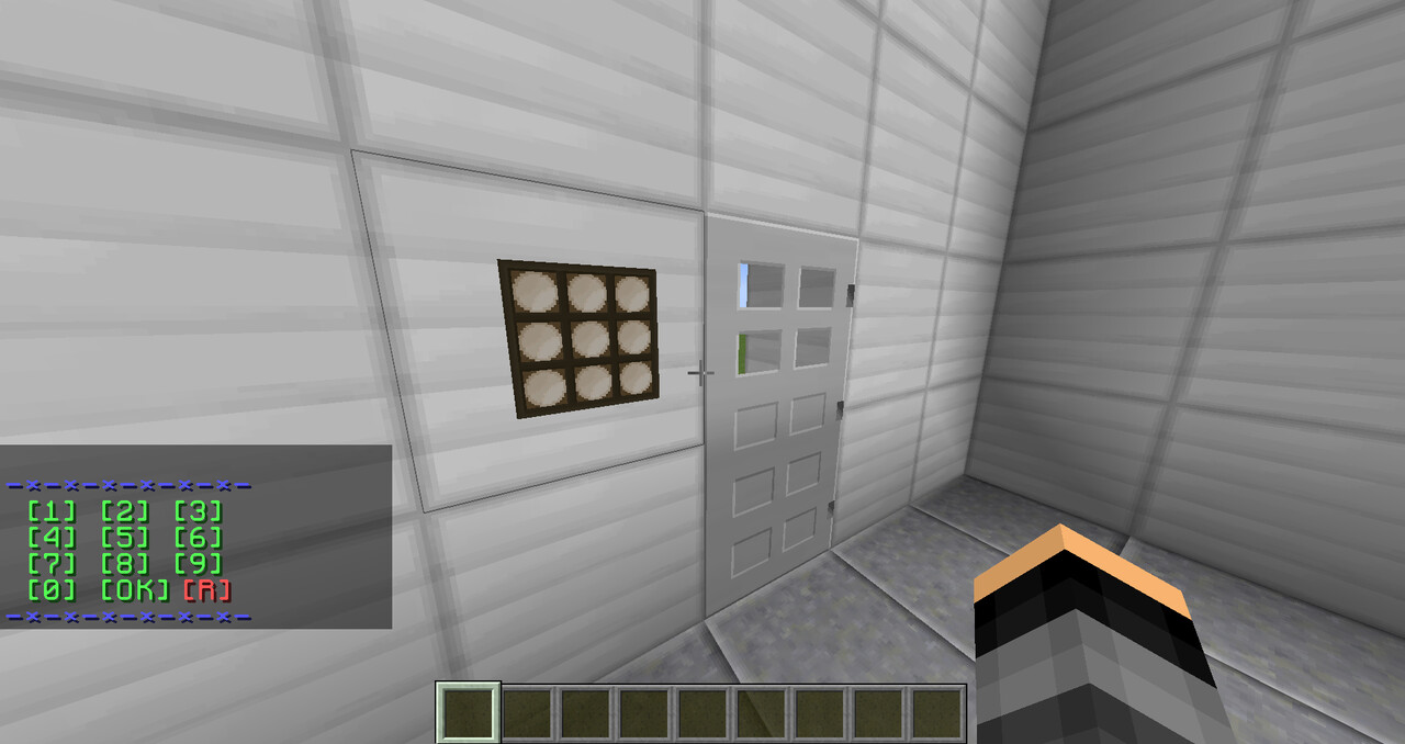 Number locks (For doors or redstone inputs) Minecraft Data Pack