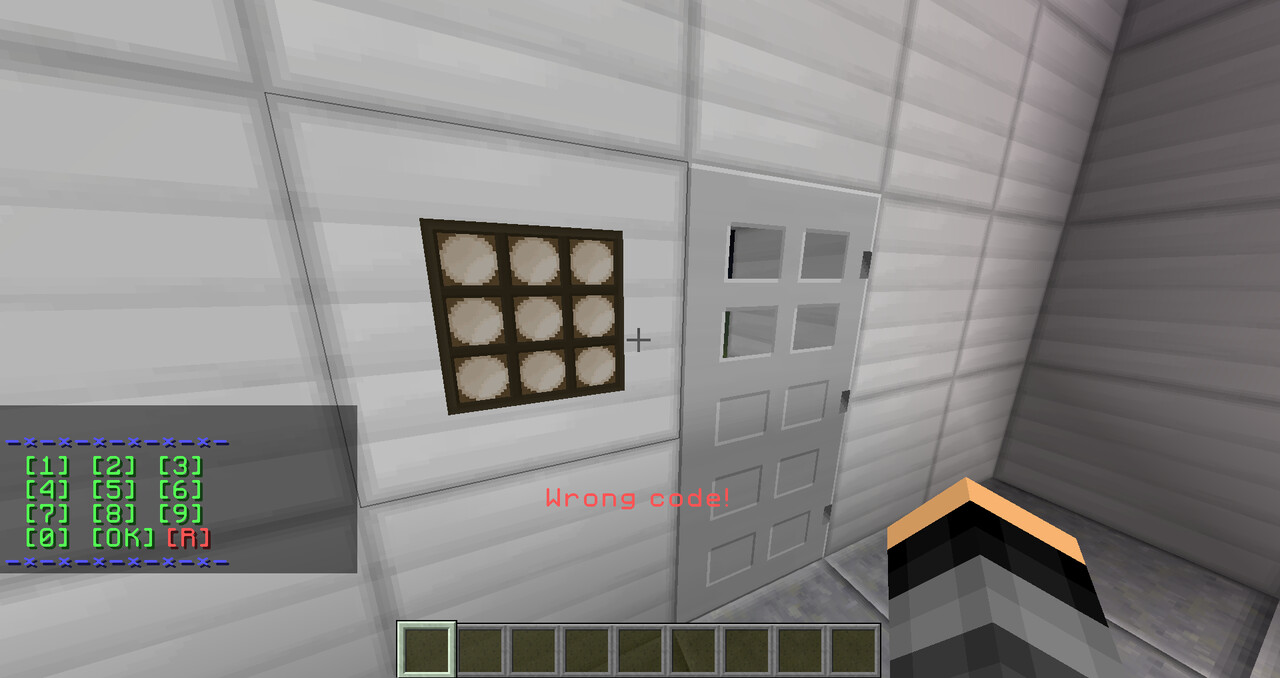 Number locks (For doors or redstone inputs) Minecraft Data Pack
