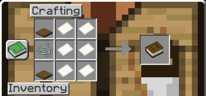 New Book Recipe Minecraft Data Pack