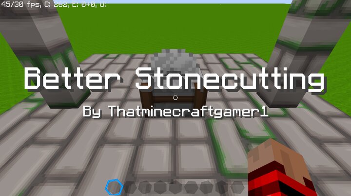 Better Stonecutting Minecraft Data Pack