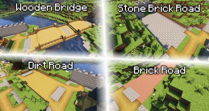 New in Town Official Aesthetic Structures Add-on Pack Minecraft Data Pack