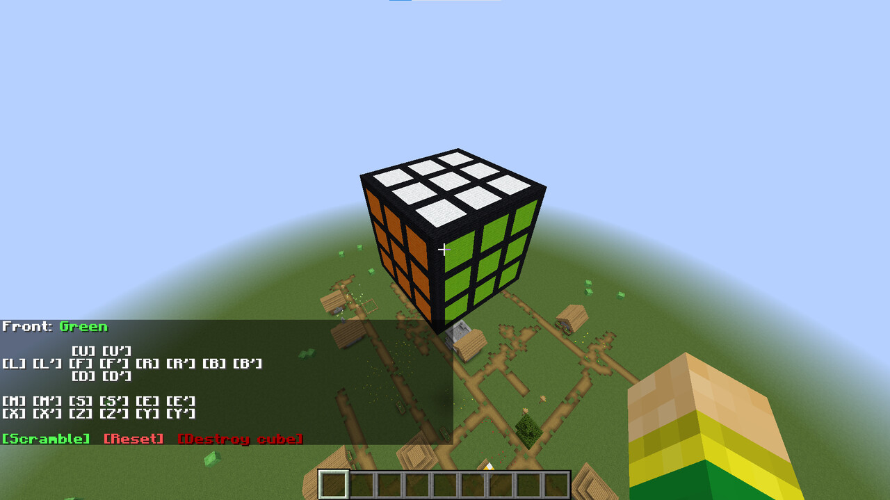 3x3 and 2x2 Rubik's cube Datapack Minecraft Data Pack