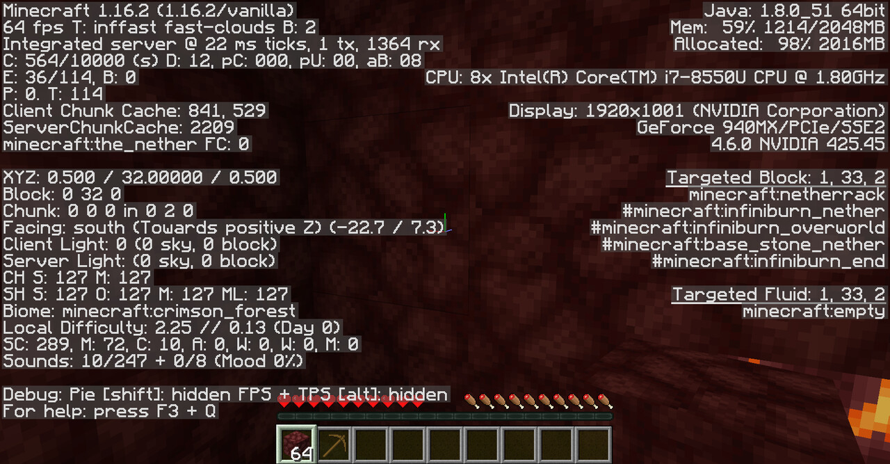 Nether Survival Pack for 1.16.2 Minecraft Data Pack