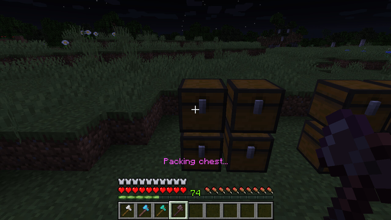 Chest Pack Axes (infinite inventory) Minecraft Data Pack