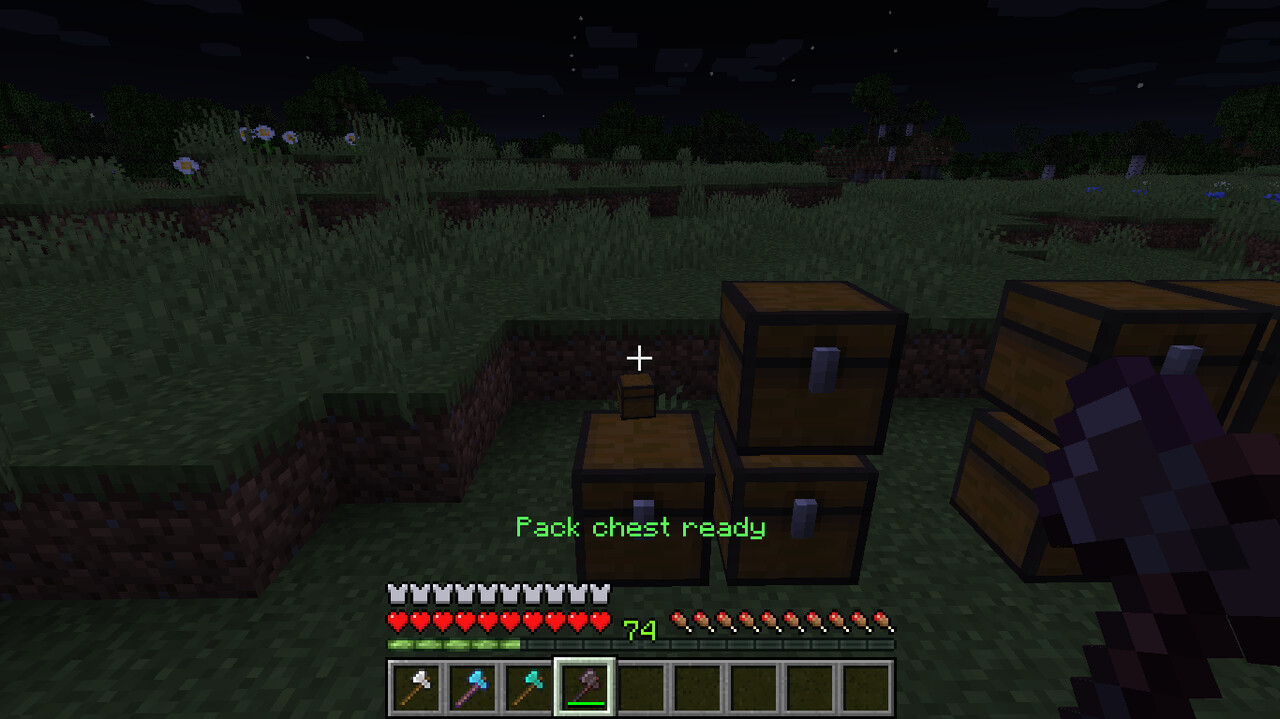 Chest Pack Axes (infinite inventory) Minecraft Data Pack