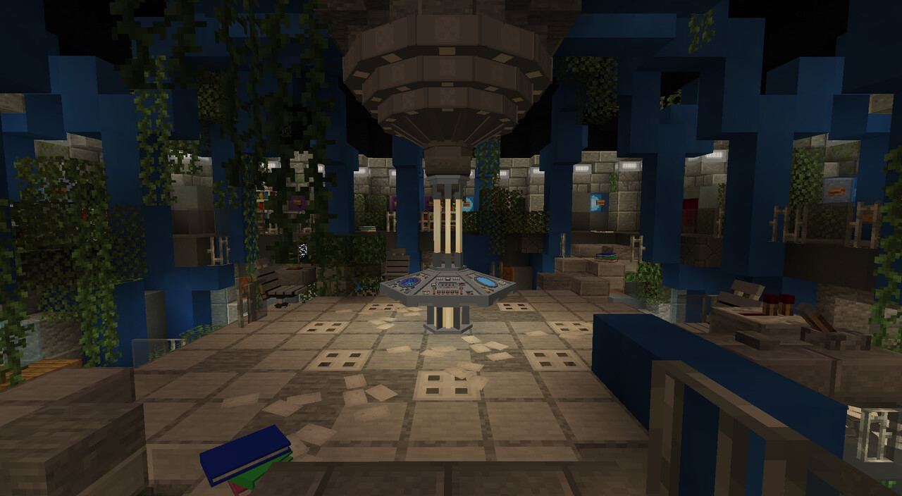 (New Tardis Mod) Custom ABANDONED Tardis interiors [Download] Minecraft ...