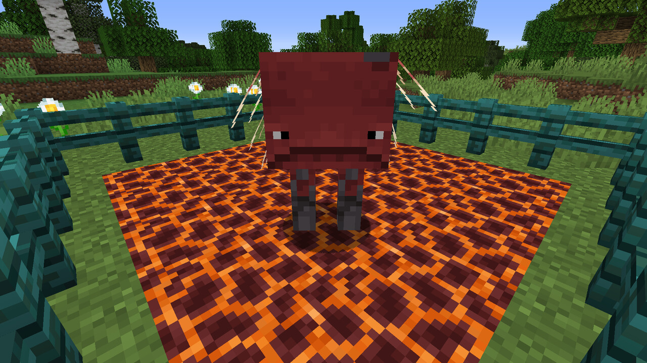 Humane Strider Farming + More Warm Blocks! Minecraft Data Pack