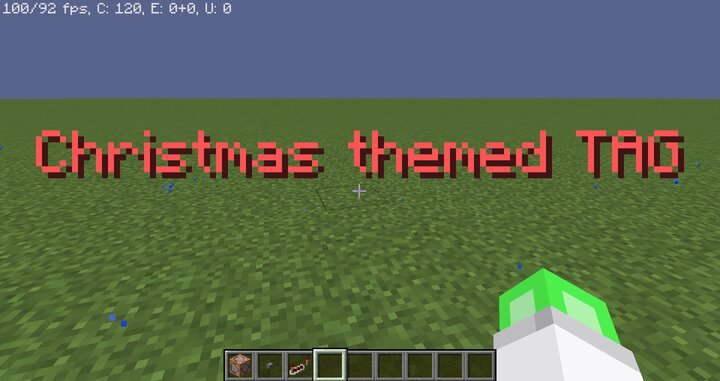 CHRISTMAS THEMED TAG!(easy to use!) Minecraft Data Pack