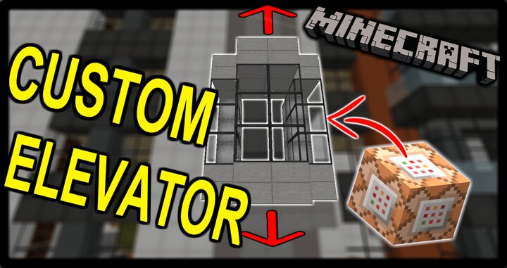 Custom Elevators Minecraft Data Pack