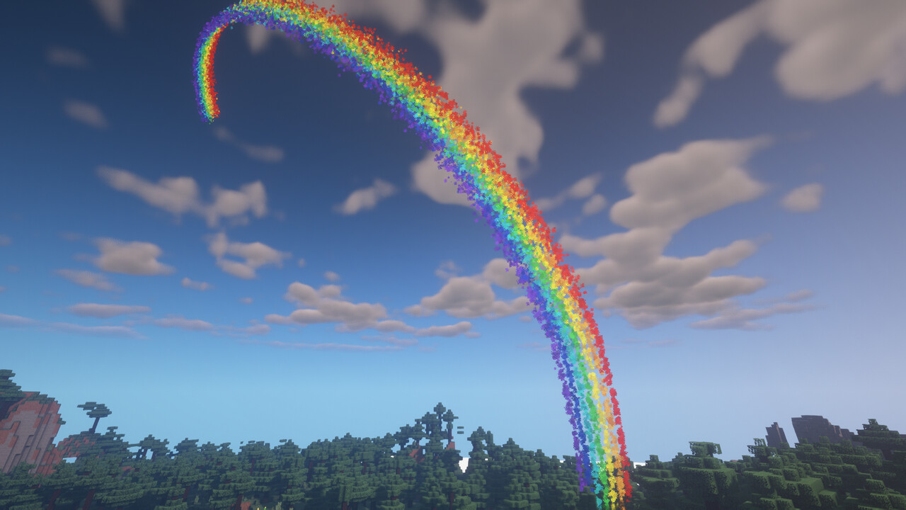 Rainbows&Beams Datapack Minecraft Data Pack