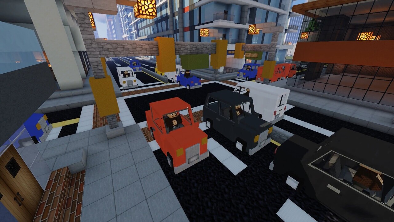Car Traffic Generator Minecraft Data Pack