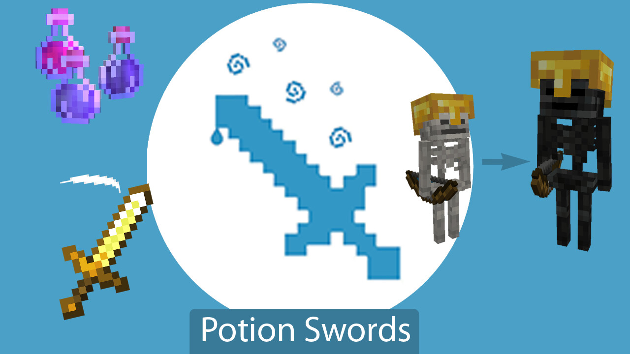 Potion Swords - Gamemode 4 Module Minecraft Data Pack