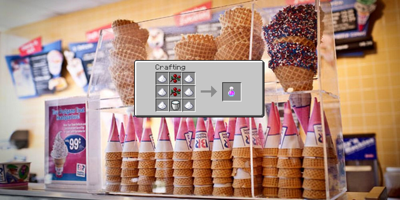Baskin-Robbins Large Very Berry Strawberry Milkshake™ Minecraft Data Pack