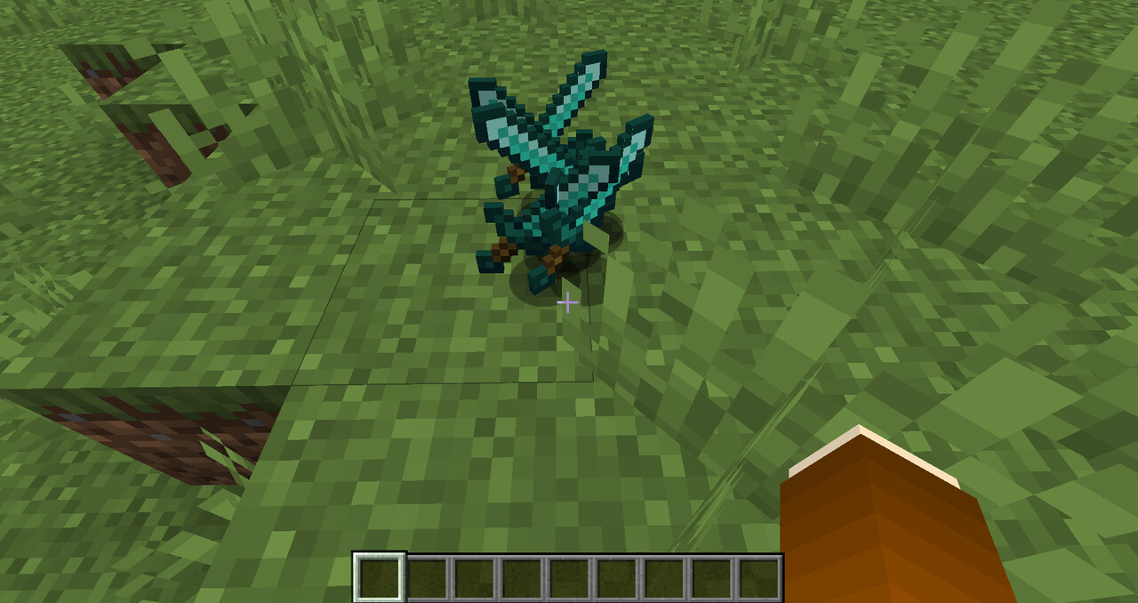 You have to curl up to get it. Minecraft Data Pack