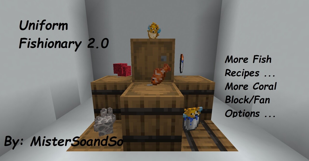 Uniform Fishionary [1.14 - 1.16+] Minecraft Data Pack