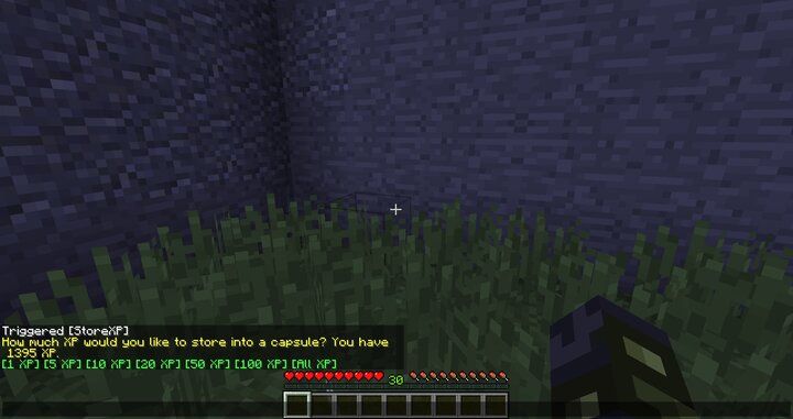 XP Capsules Minecraft Data Pack