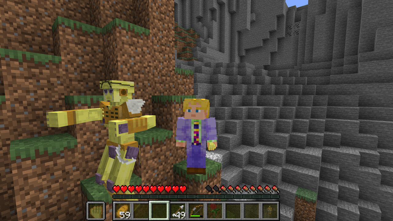 Gold Experience (Requiem) from JJBA part 5: Vento Aureo Minecraft Data Pack