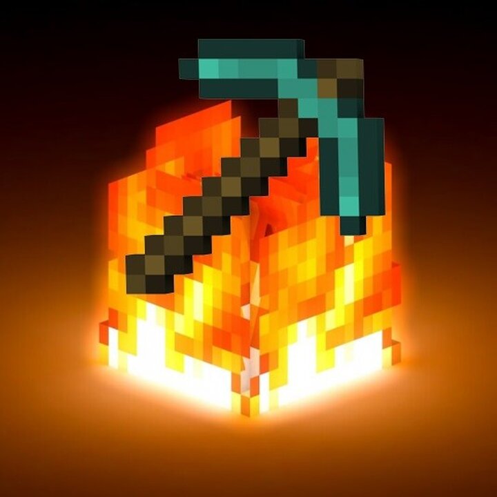 Items in your inventory can burn Minecraft Data Pack