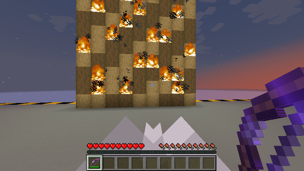 Fire Arrow expands Minecraft Data Pack