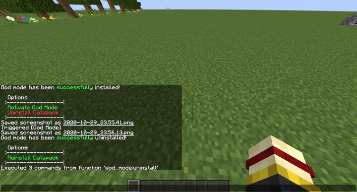 Easy GOD Mode Minecraft Data Pack
