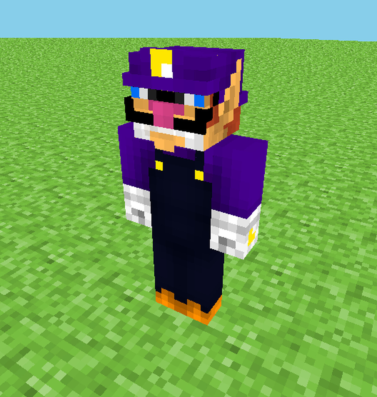 Minecraft But Waluigi Spawns EVERY TIME You Hit Something Minecraft ...