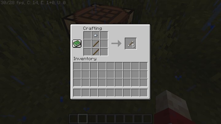 better arrow crafting recipe Minecraft Data Pack