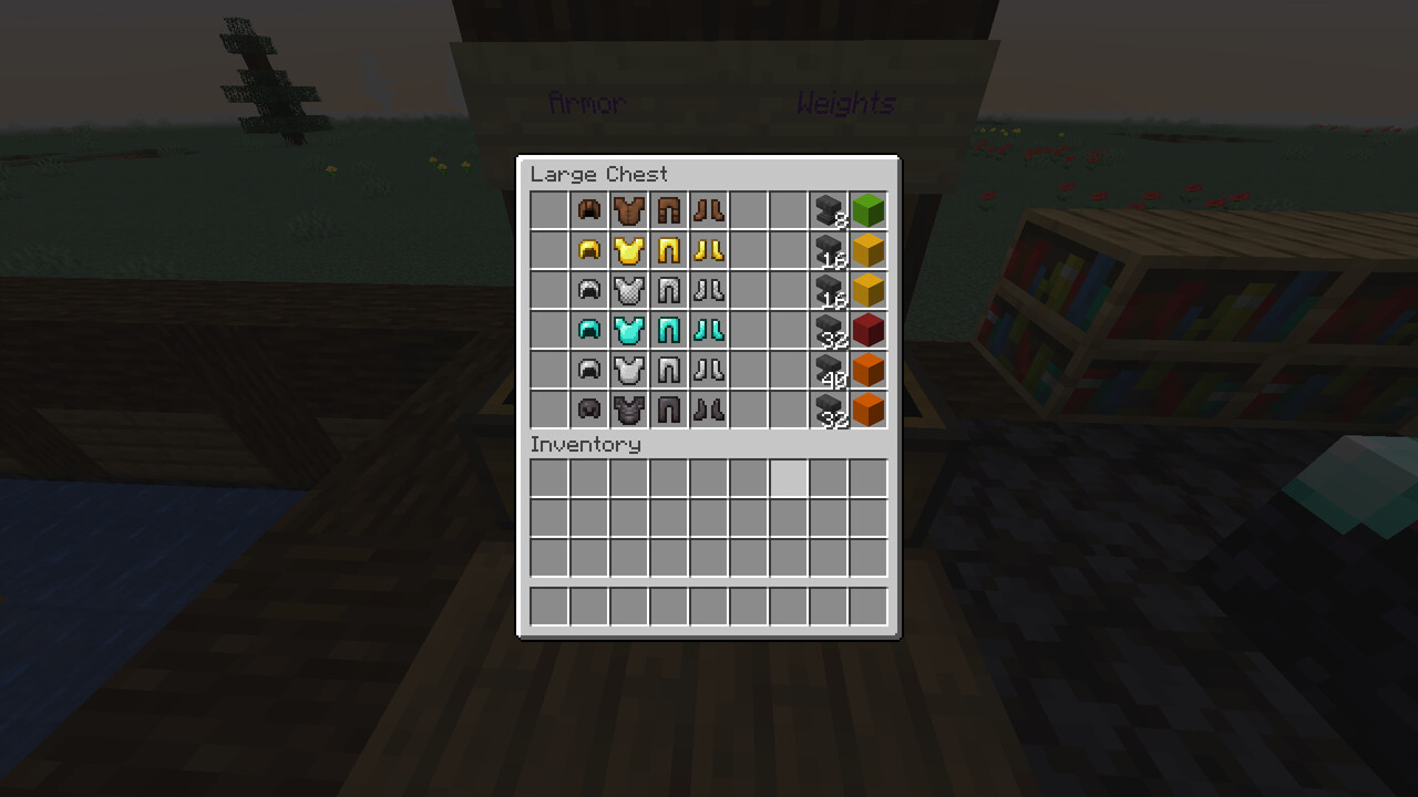 Armor Weight (1.16.2) Minecraft Data Pack