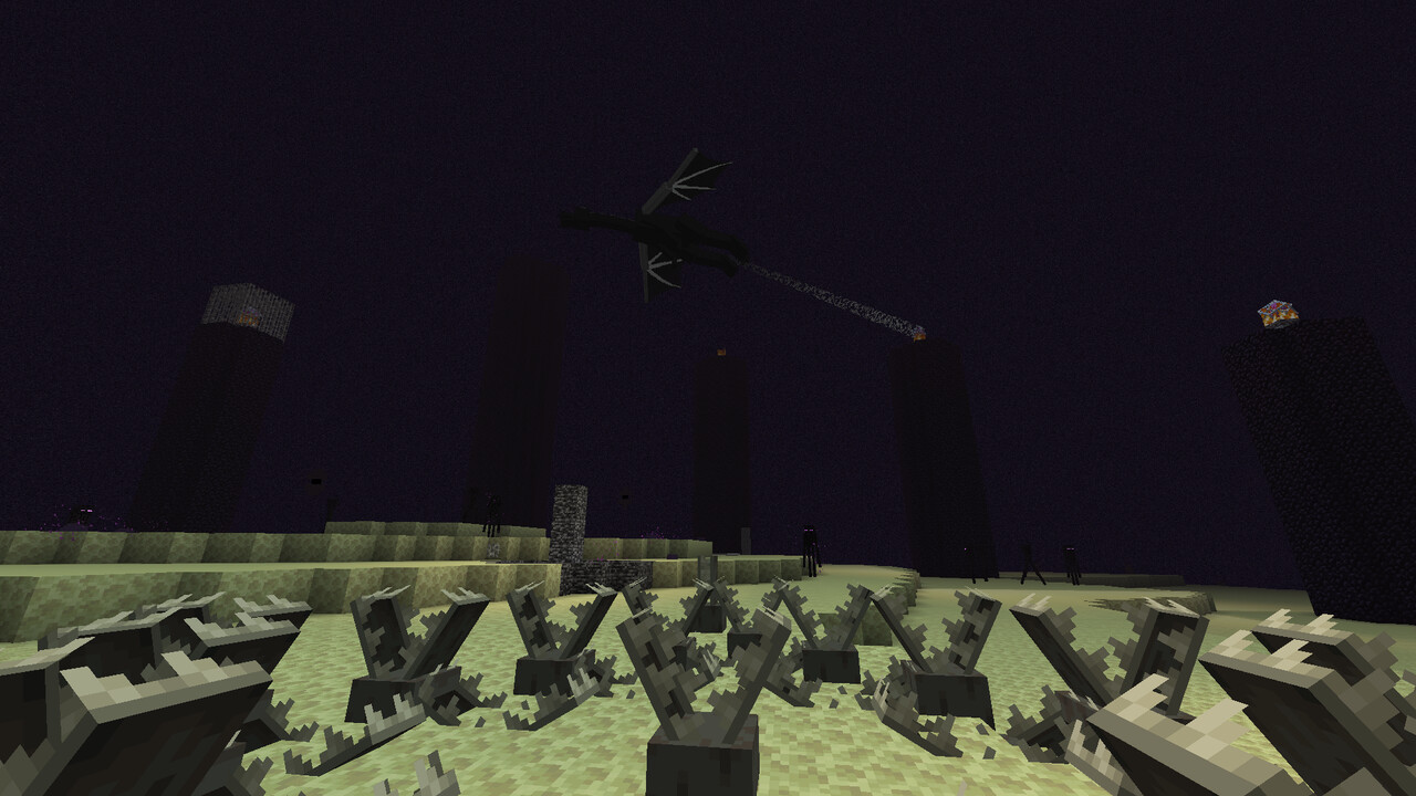 Custom Ender Dragon Fight - 12 New Attacks! Minecraft Data Pack