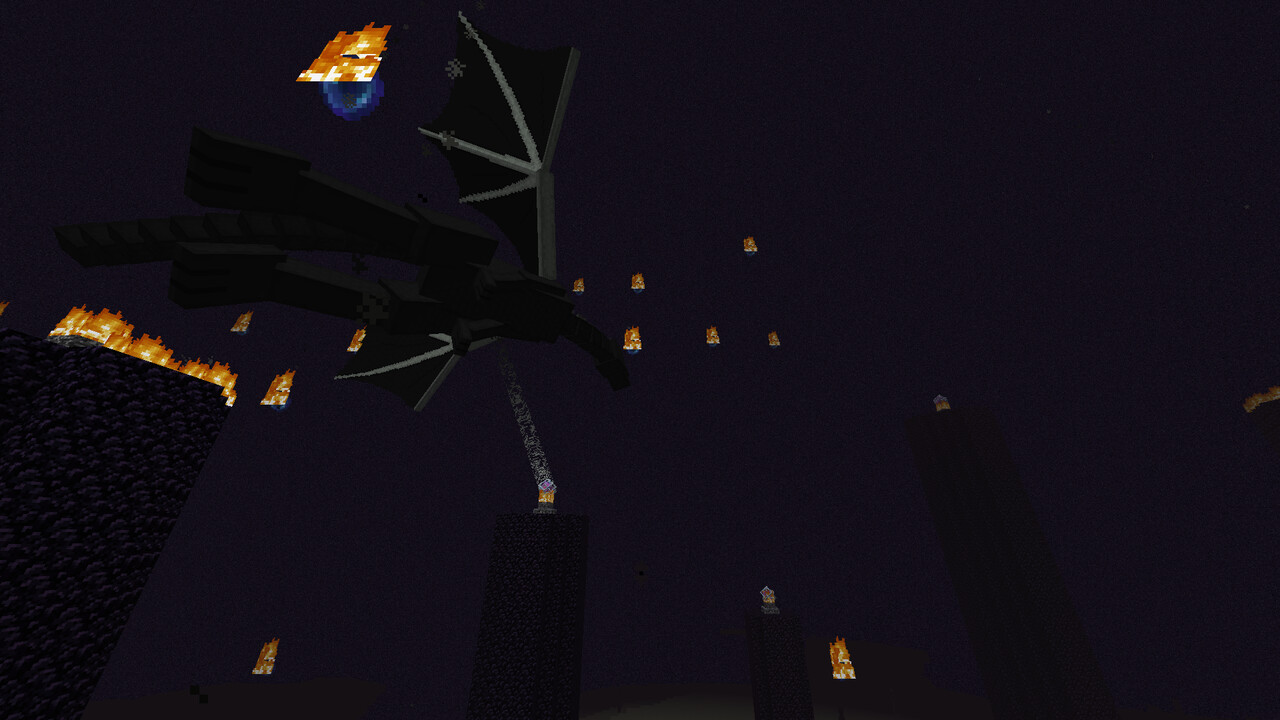 Custom Ender Dragon Fight - 12 New Attacks! Minecraft Data Pack