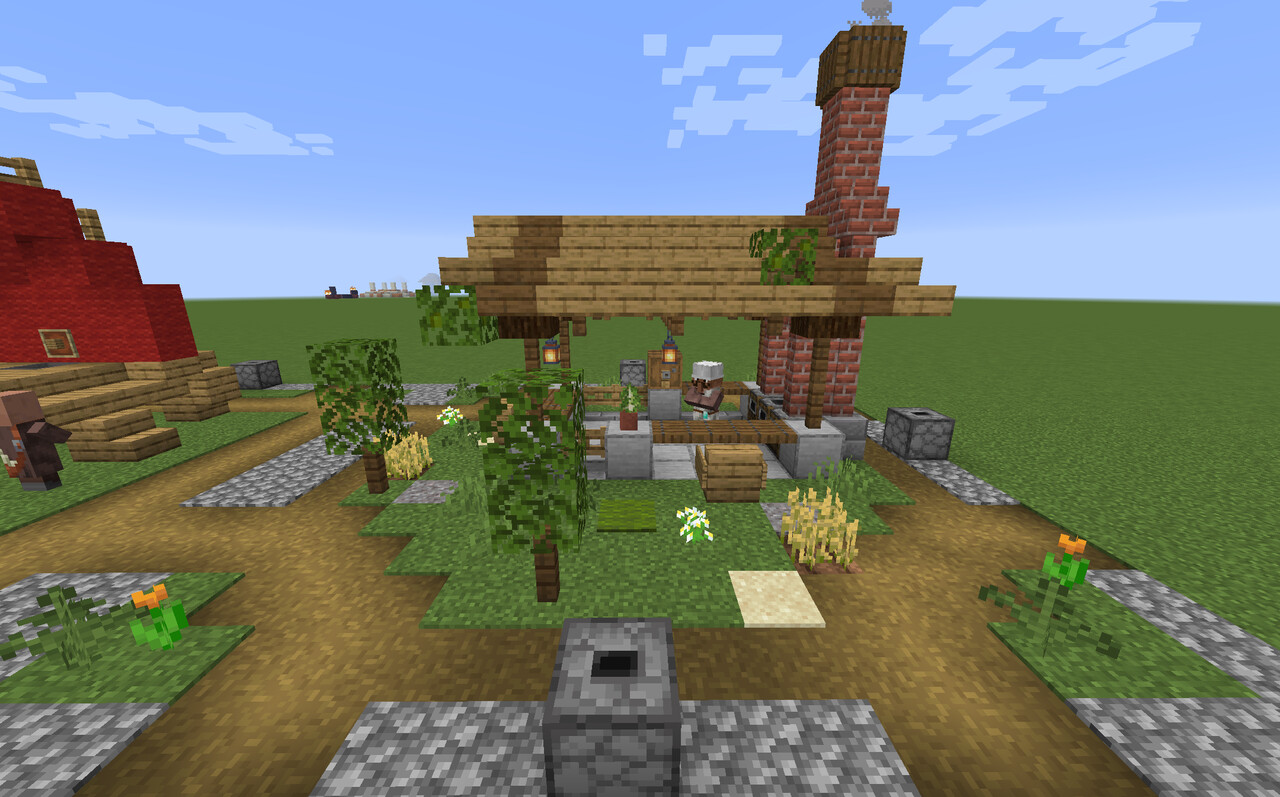 New In Town : Harvest Custom Structures Minecraft Data Pack