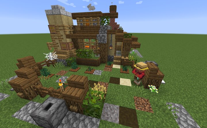 New In Town : Harvest Custom Structures Minecraft Data Pack