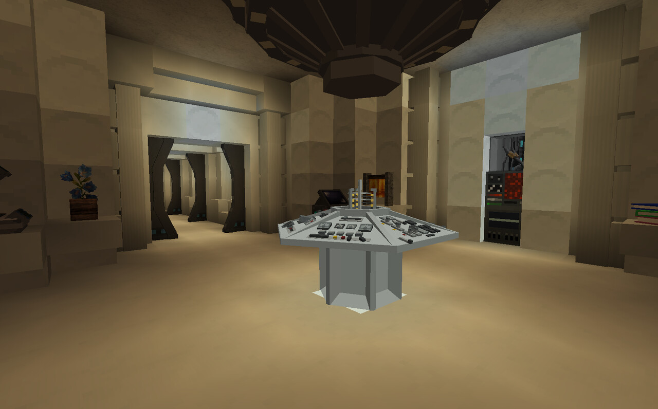 Tardis Mod 1.4 Classic Interior - Old Girl Edition - Datapack Minecraft ...