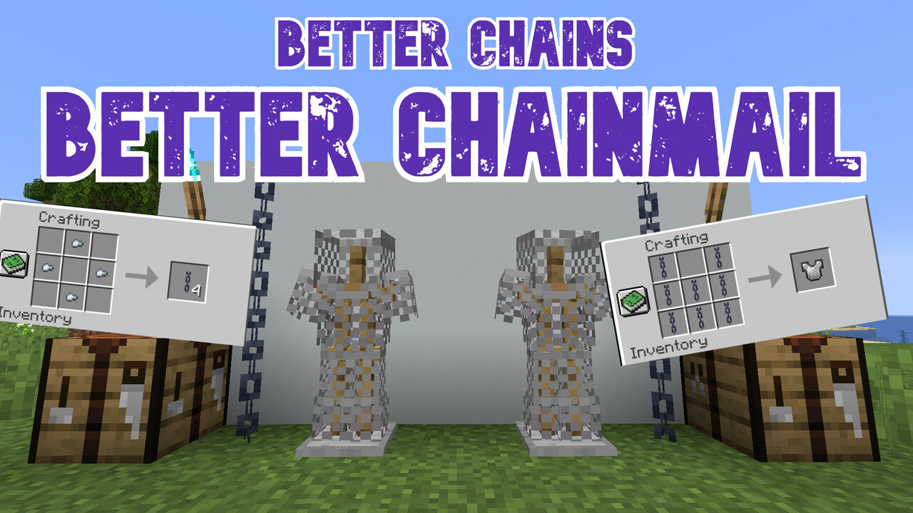 Easier Chains, Craftable Chainmail | TRUE SURVIVAL mini module ...