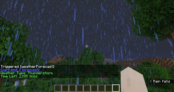 Weather Forecast Minecraft Data Pack